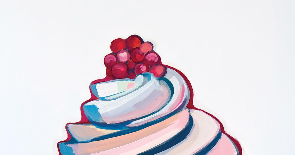 Cupcake Painting — Modern artist Agne Kisonaite