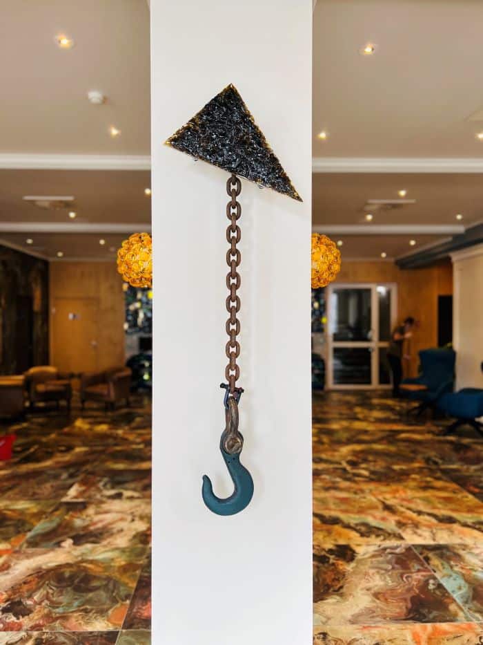 Art installation Cranes — Modern artist Agne Kisonaite